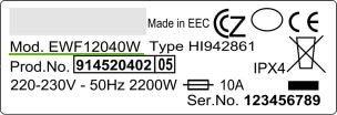 เครื่องซักผ้าฝาหน้า ความจุ 8 กก. รุ่น EWF8024D3WB | Electrolux Thailand