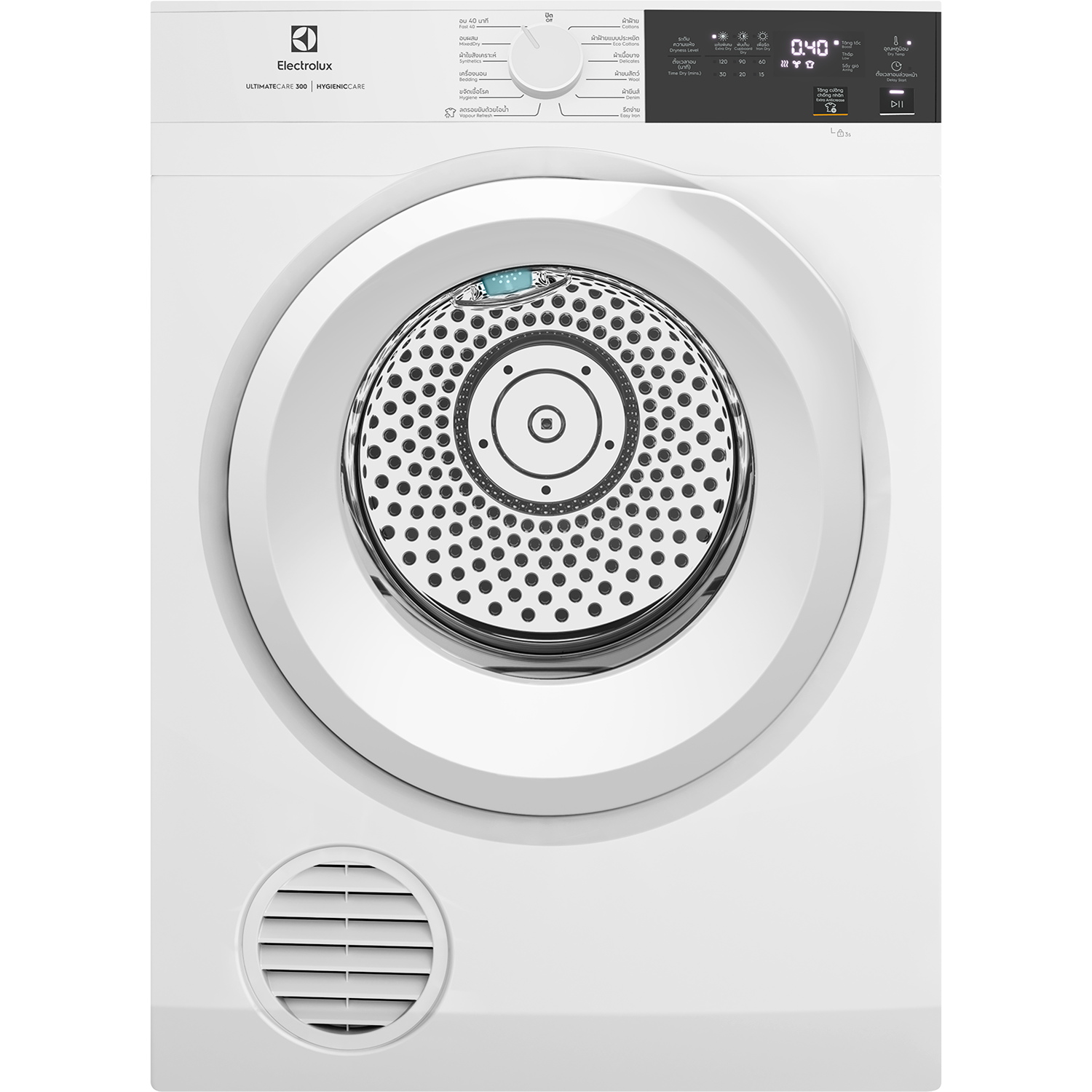 9kg UltimateCare 300 venting dryer - EDS904H3WC | Electrolux Thailand