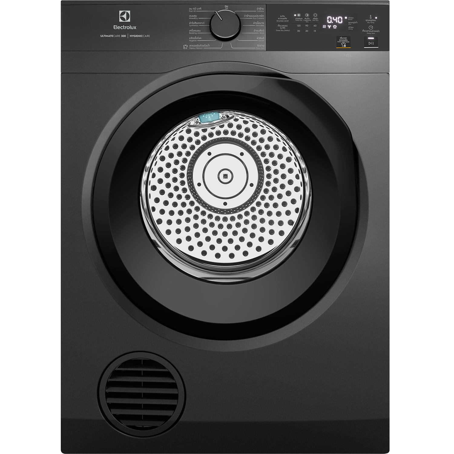 9kg UltimateCare 300 venting dryer - EDS904N3SC | Electrolux Thailand