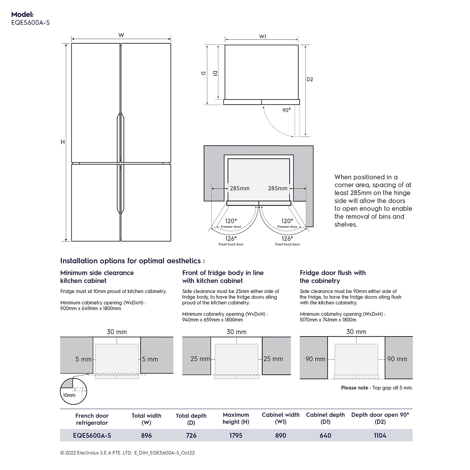 EQE5600A-S | Electrolux Thailand