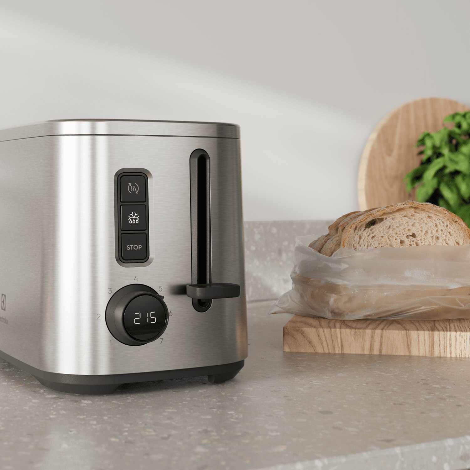 2 slice bread toaster - E5TS1-50ST | Electrolux Thailand