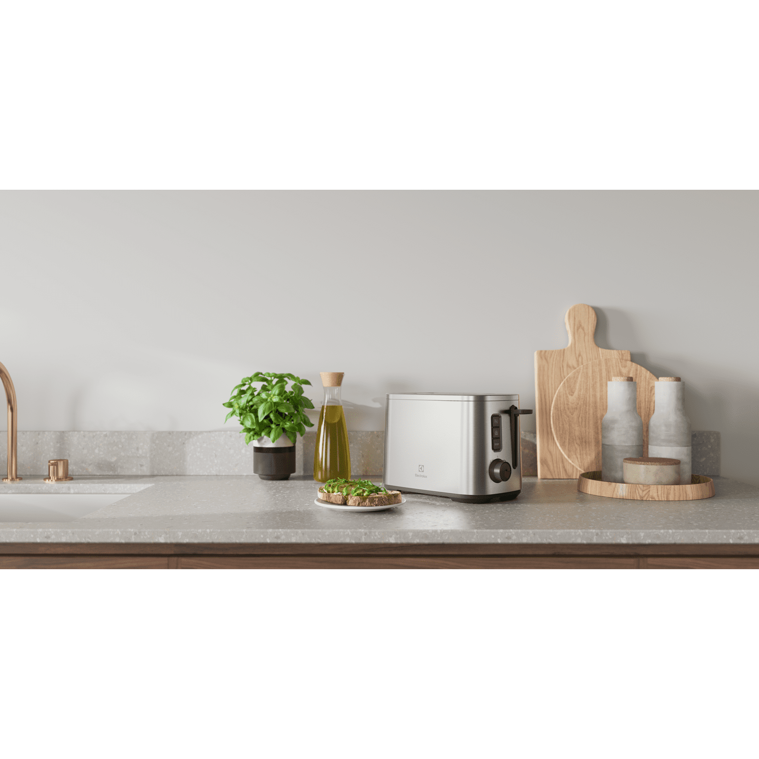 2 slice bread toaster - E5TS1-50ST | Electrolux Thailand
