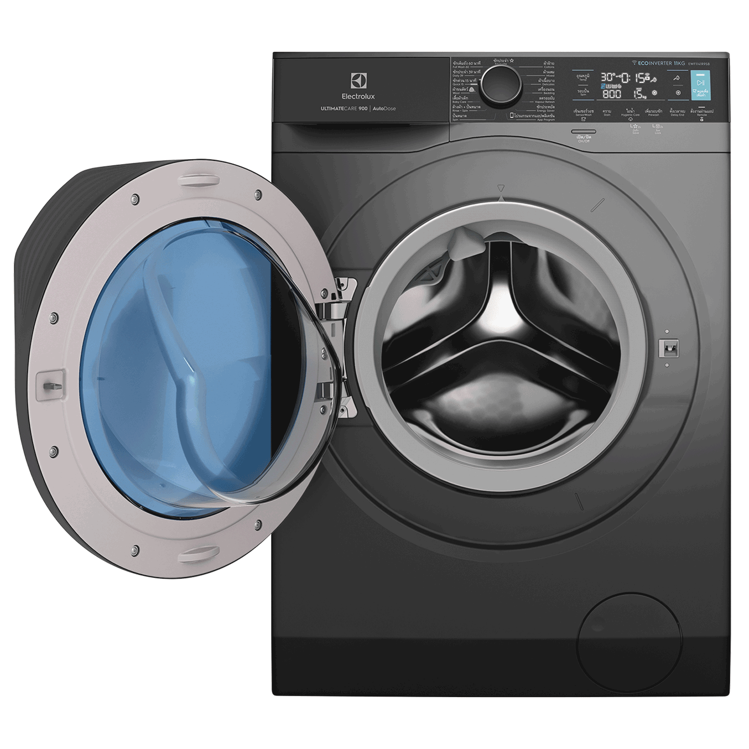 11kg front load washing machine - EWF1141R9SB | Electrolux Thailand