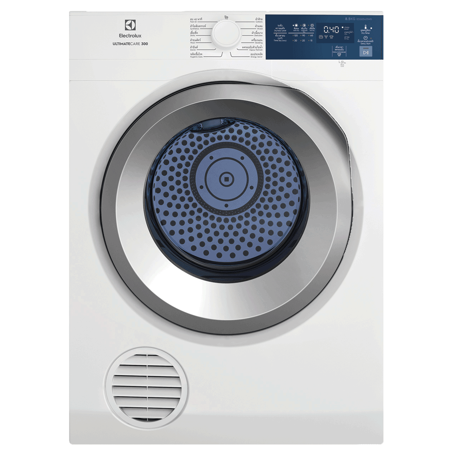 8.5 kg UltimateCare 300 venting dryer - EDS854J3WB | Electrolux Thailand
