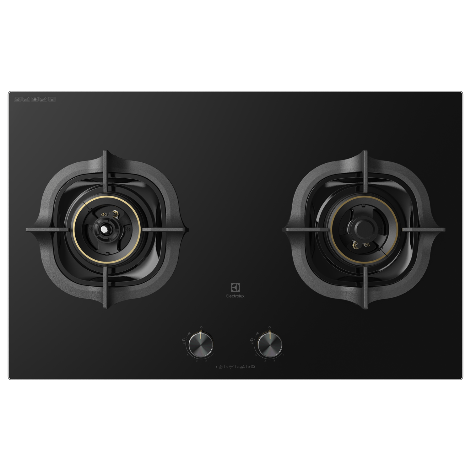 80cm built-in gas hob (2 burners) - EHG8238BC | Electrolux Thailand